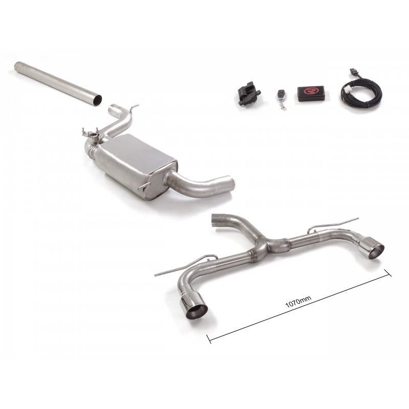 Echappement RAGAZZONVW Golf 7.5 GTI + TCR FAP à valve -SupRcars®