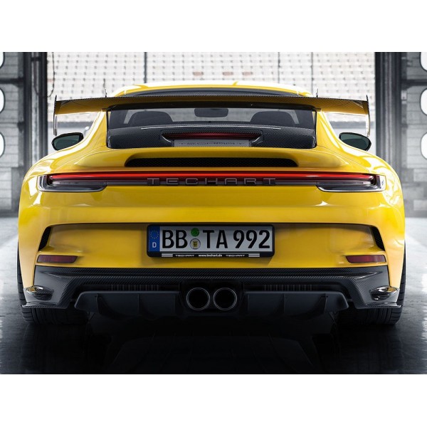 Extension Diffuseur carbone TECHART pour Porsche 992 GT3 -SupRcars®