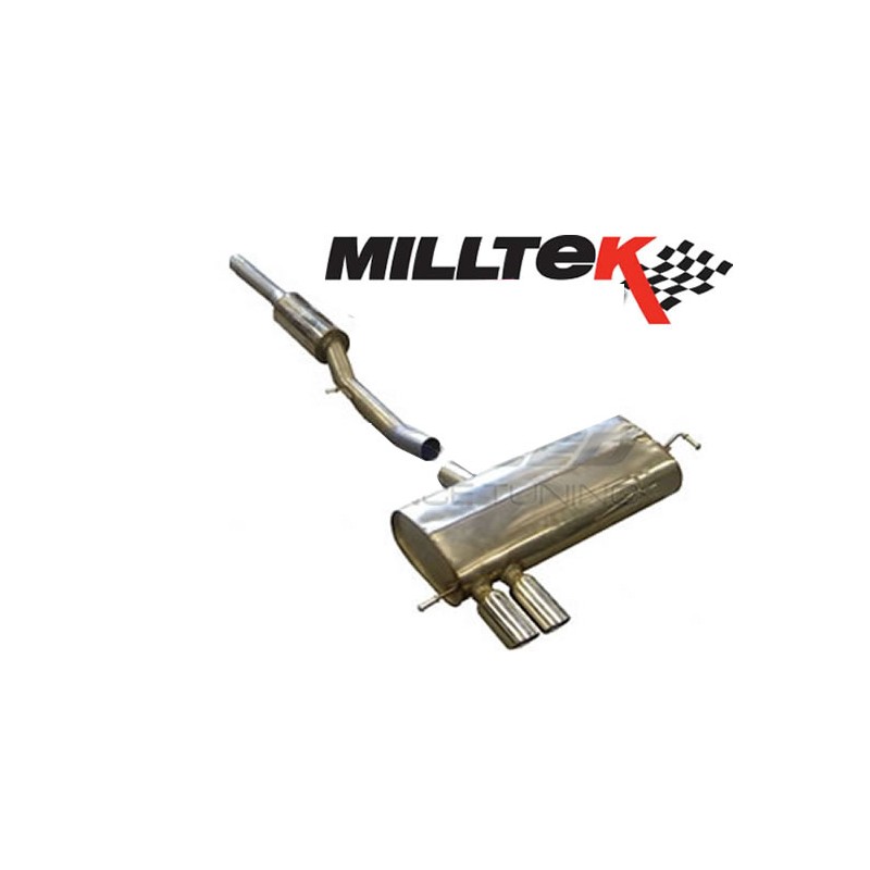 Ligne Echappement MILLTEK Golf 4 V6 4 Motion Cat Back -SupRcars®