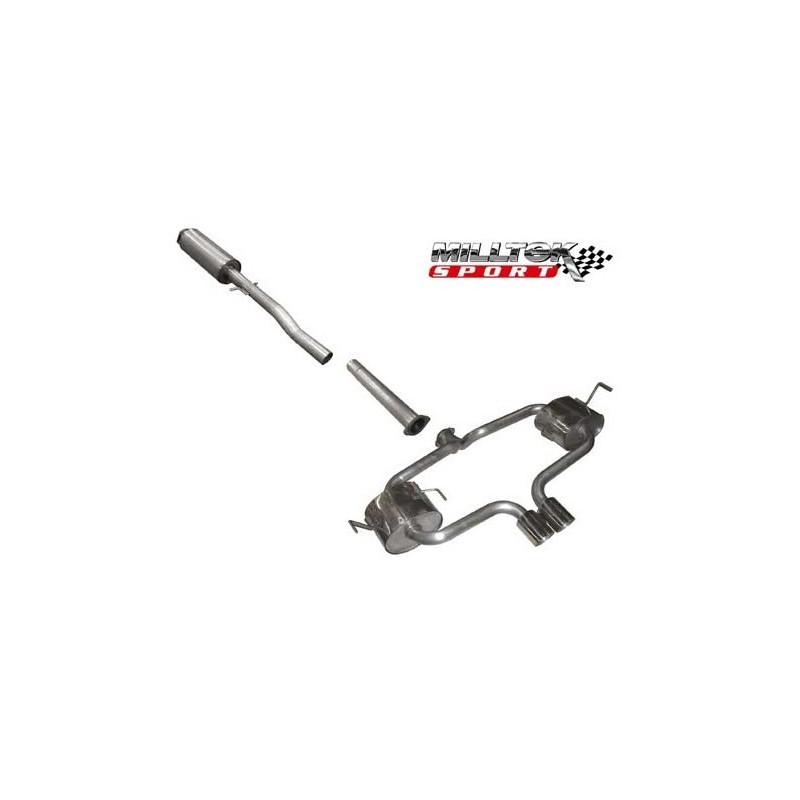 Echappement sport inox MILLTEK MINI Cooper S R52 cabrio-SupRcars®
