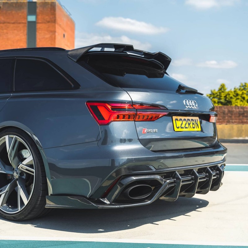 Diffuseur arrière Carbone CT CARBON pour Audi RS6 C8 -SupRcars®