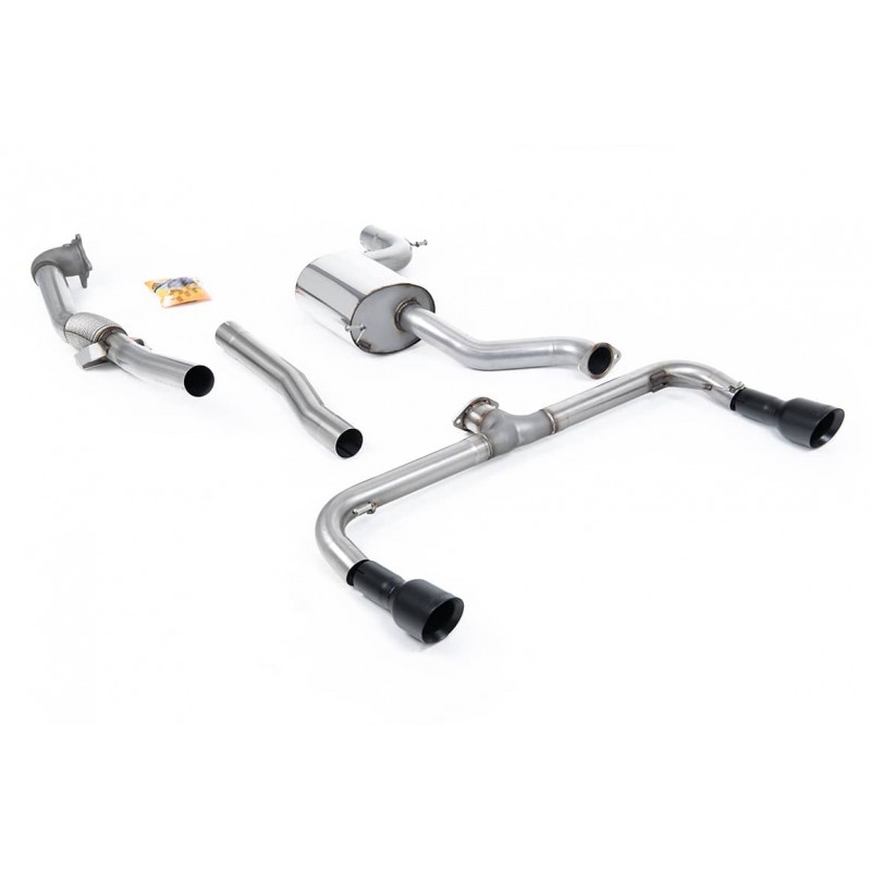 Ligne d'échappement inox Race Complète MILLTEK VW Scirocco R -SupRcars®
