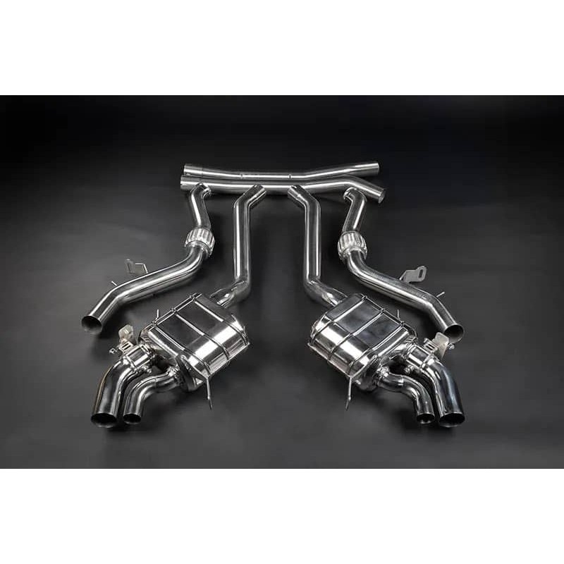 Ligne d'échappement inox CAPRISTO pour Mercedes SL63 AMG R232