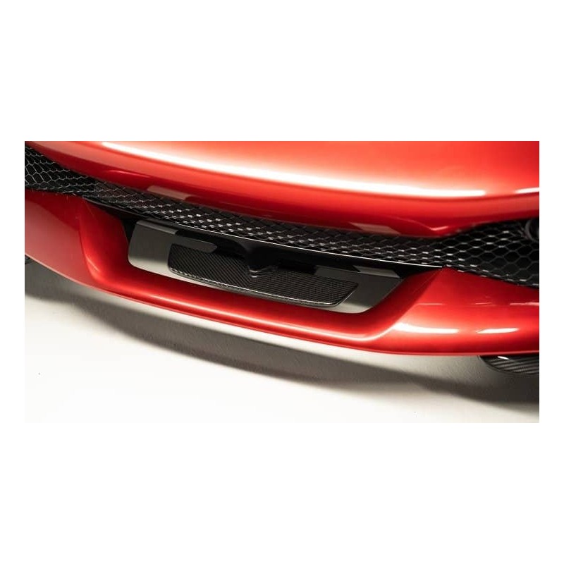 Spoiler Centrale Avant Carbone Novitec Pour Ferrari 296 Suprcars®