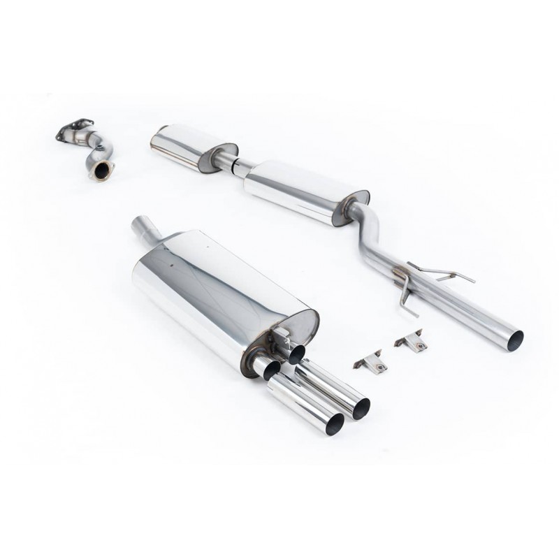 Ligne complète d'échappement inox MILLTEK pour BMW M3 E30 -SupRcars®
