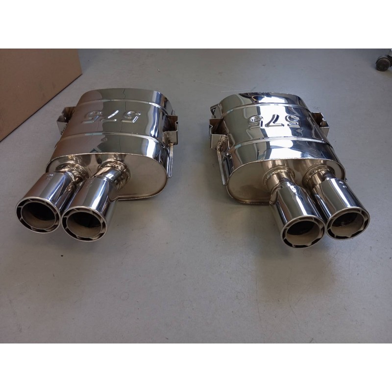 Echappement inox TUBI STYLE Ferrari 575 Maranello Silencieux - SupRcars®