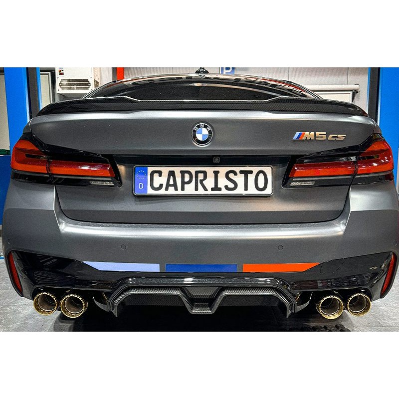 Ligne d'échappement inox à valves CAPRISTO pour BMW M5 CS F90-SupRcars