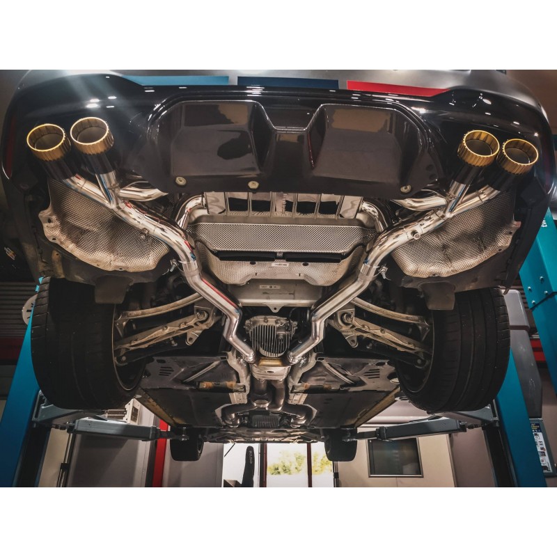 Silencieux d'échappement inox à valves CAPRISTO pour BMW M5 CS F90-SupRcars