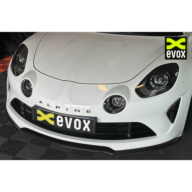 Lame de spoiler avant carbone EVOX pour Alpine A110 S GT -SupRcars®