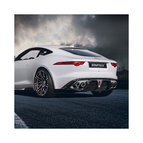 Echappement STARTECH Jaguar F-Type Diffuseur+Embouts-SupRcars®