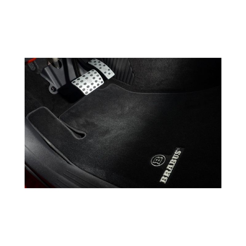 Tapis en velours Noir BRABUS Mercedes SLK R172