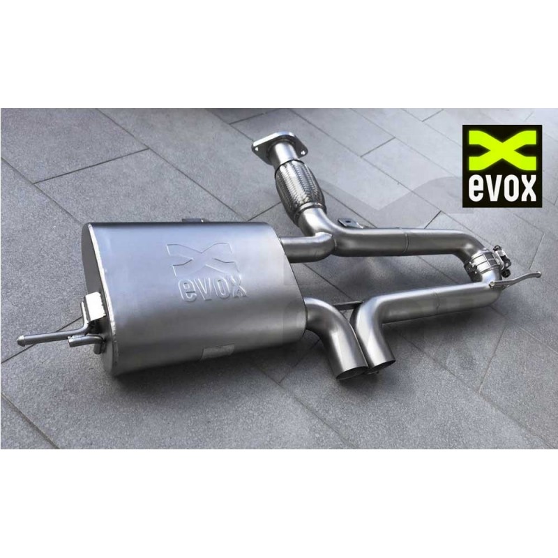 Echappement inox sport Alpine A110 S - Silencieux à valves -SupRcars®