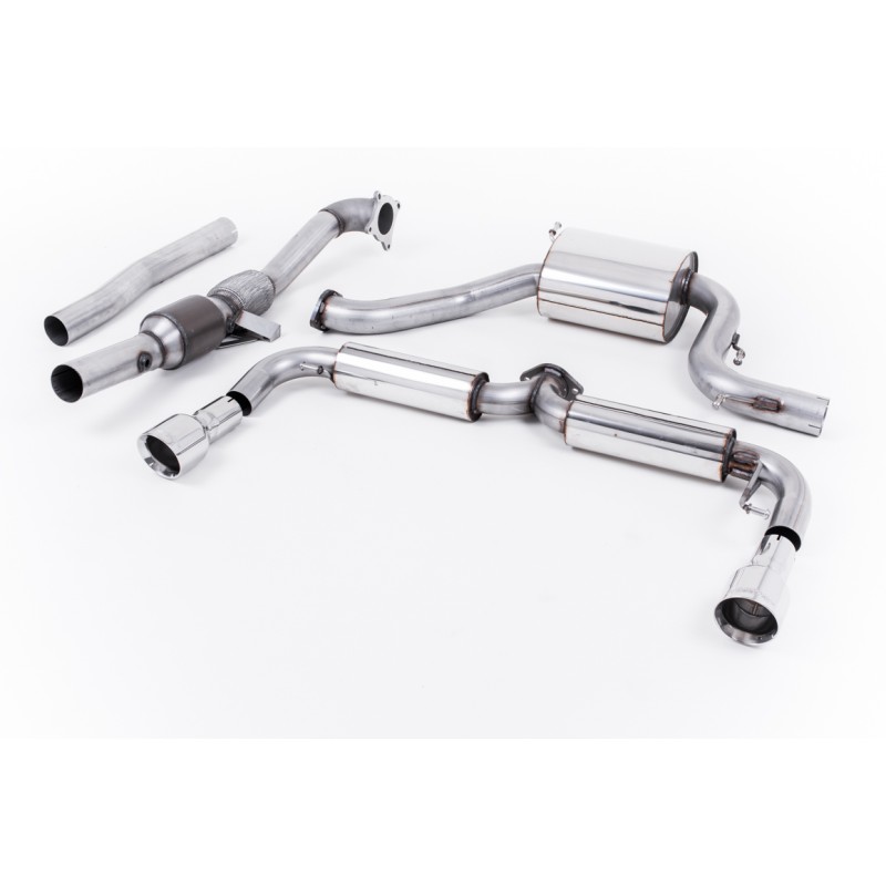 Ligne d'échappement Complète MILLTEK VW Scirocco R 2,0 TSI