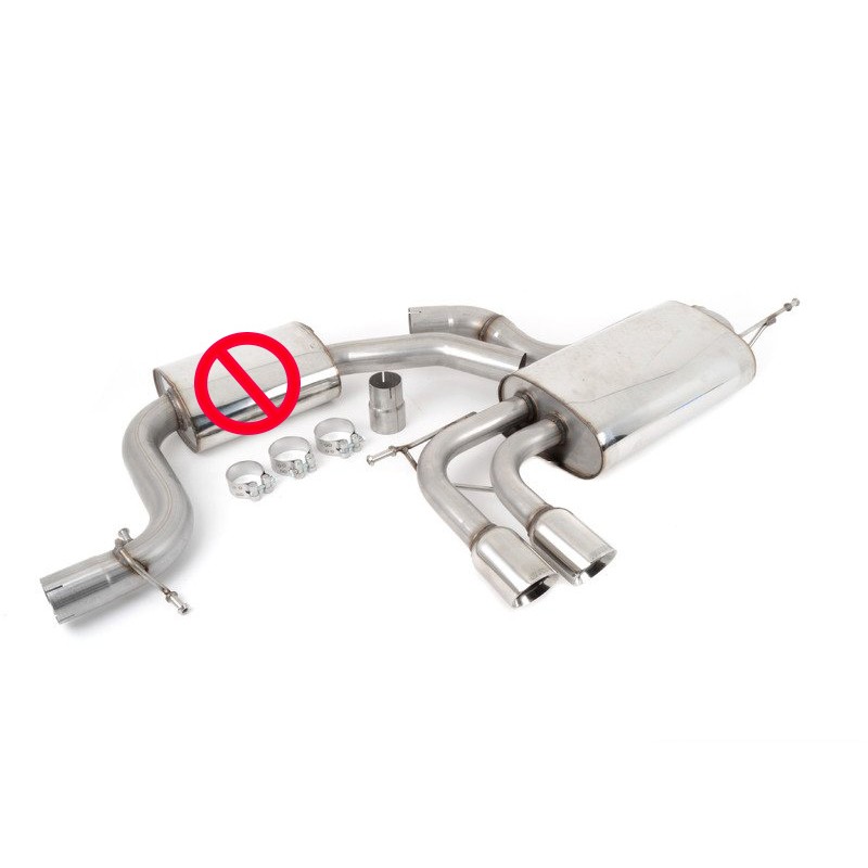 Ligne d'échappement MILLTEK VW Scirocco GT 2,0 TSI -SupRcars®