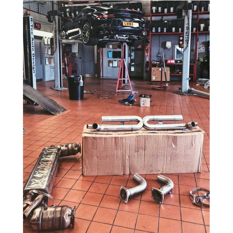 Echappement inox QUICKSILVER Porsche 991.1 991.2 Turbo - SupRcars